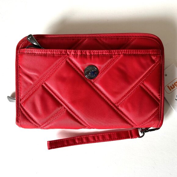 lug | Bags | Lug Zeppelin 2 Rfid Wristlet Wallet Poppy Red With ...